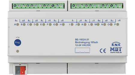 Binary Input 16-fold, 8SU MDRC, Inputs 24VAC/DC – KNX Magazin